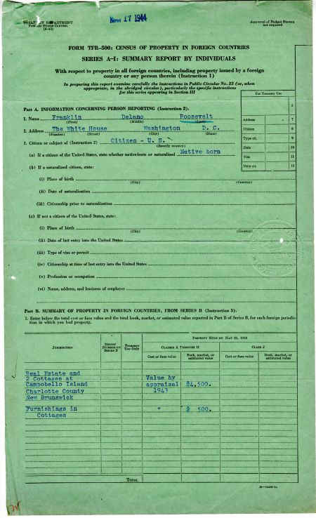 A President Complies with Federal Regulations: Franklin D. Roosevelt ...