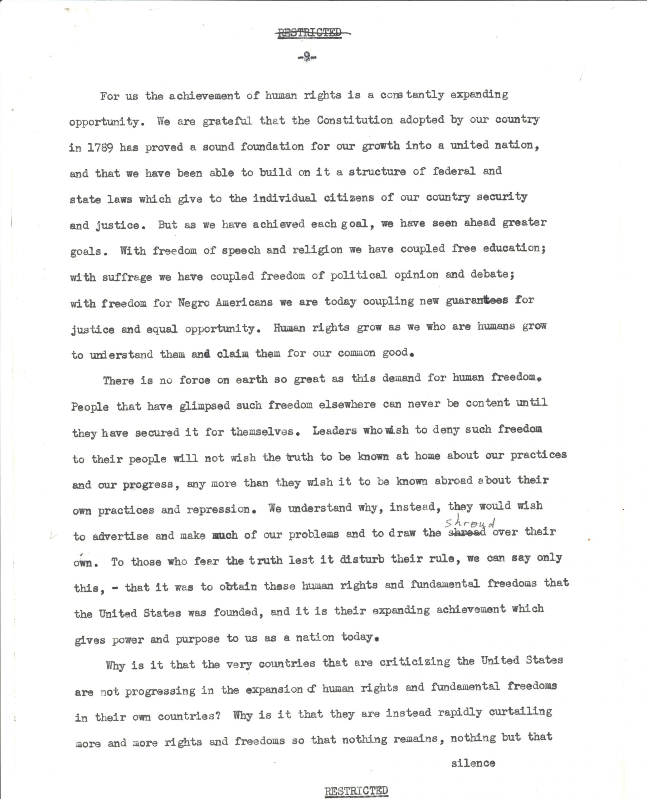 Discrimination Statement.10 – The Text Message