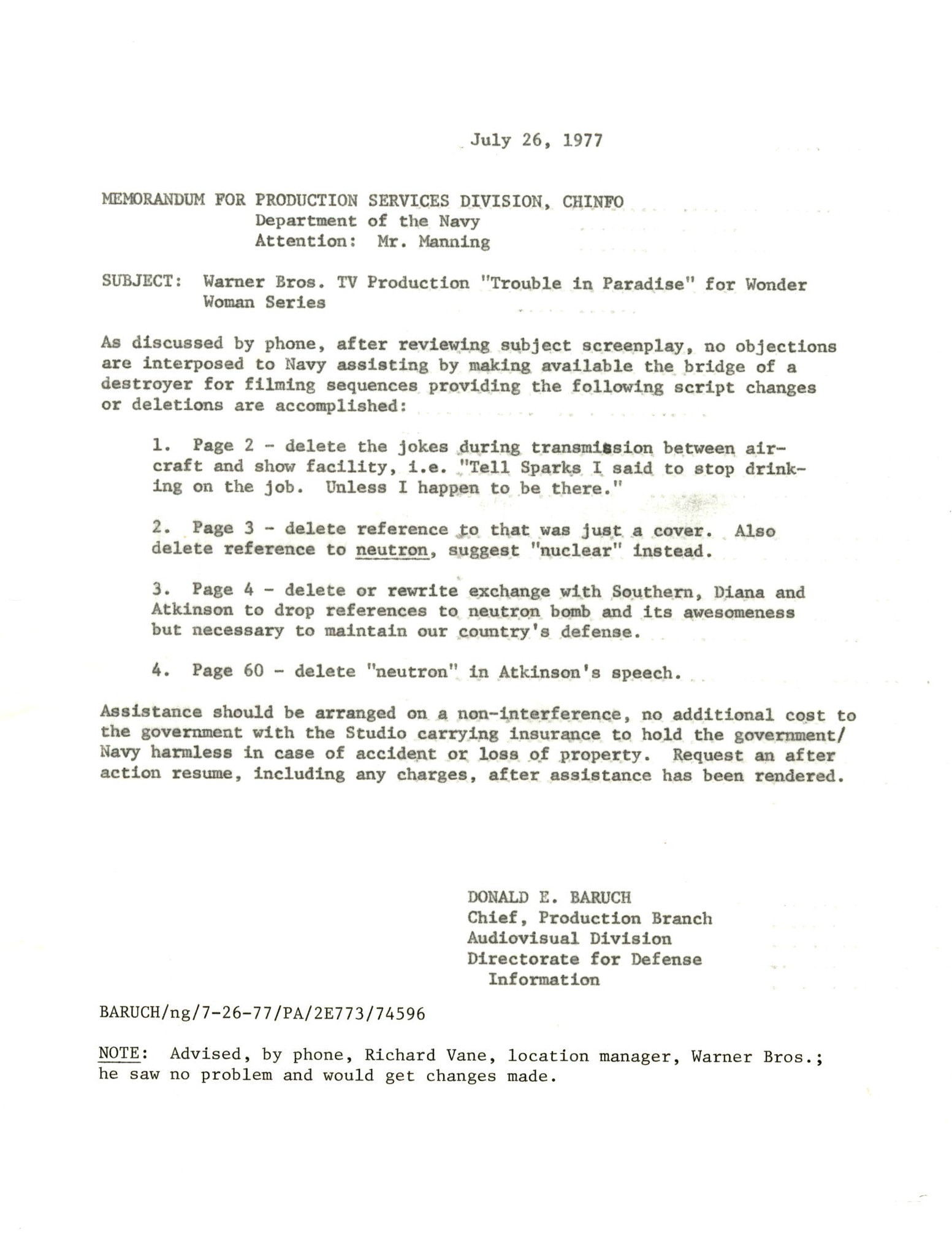 Wonder Woman 1 – The Text Message