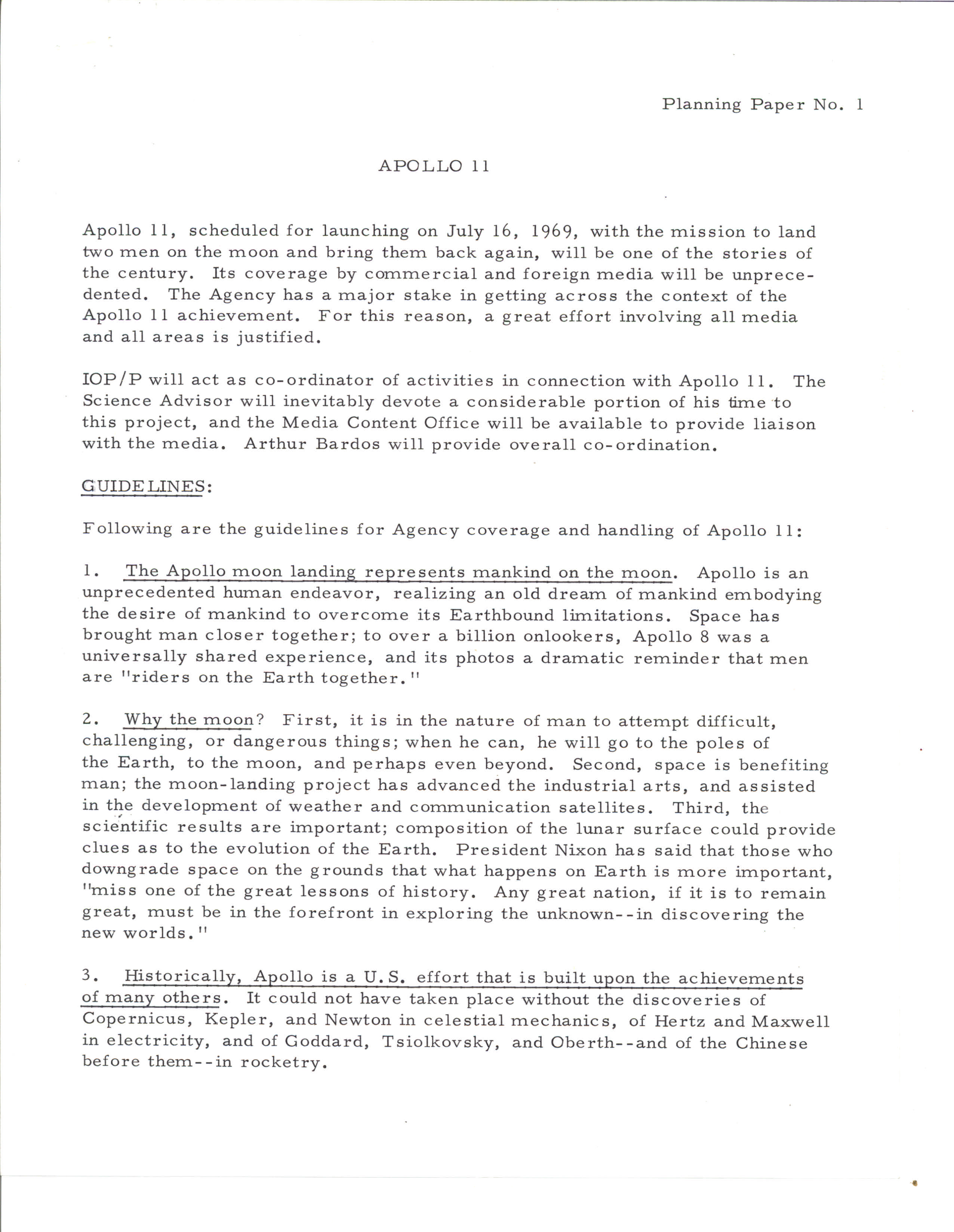 Apollo 11: Telling the Story Around the World – The Text Message