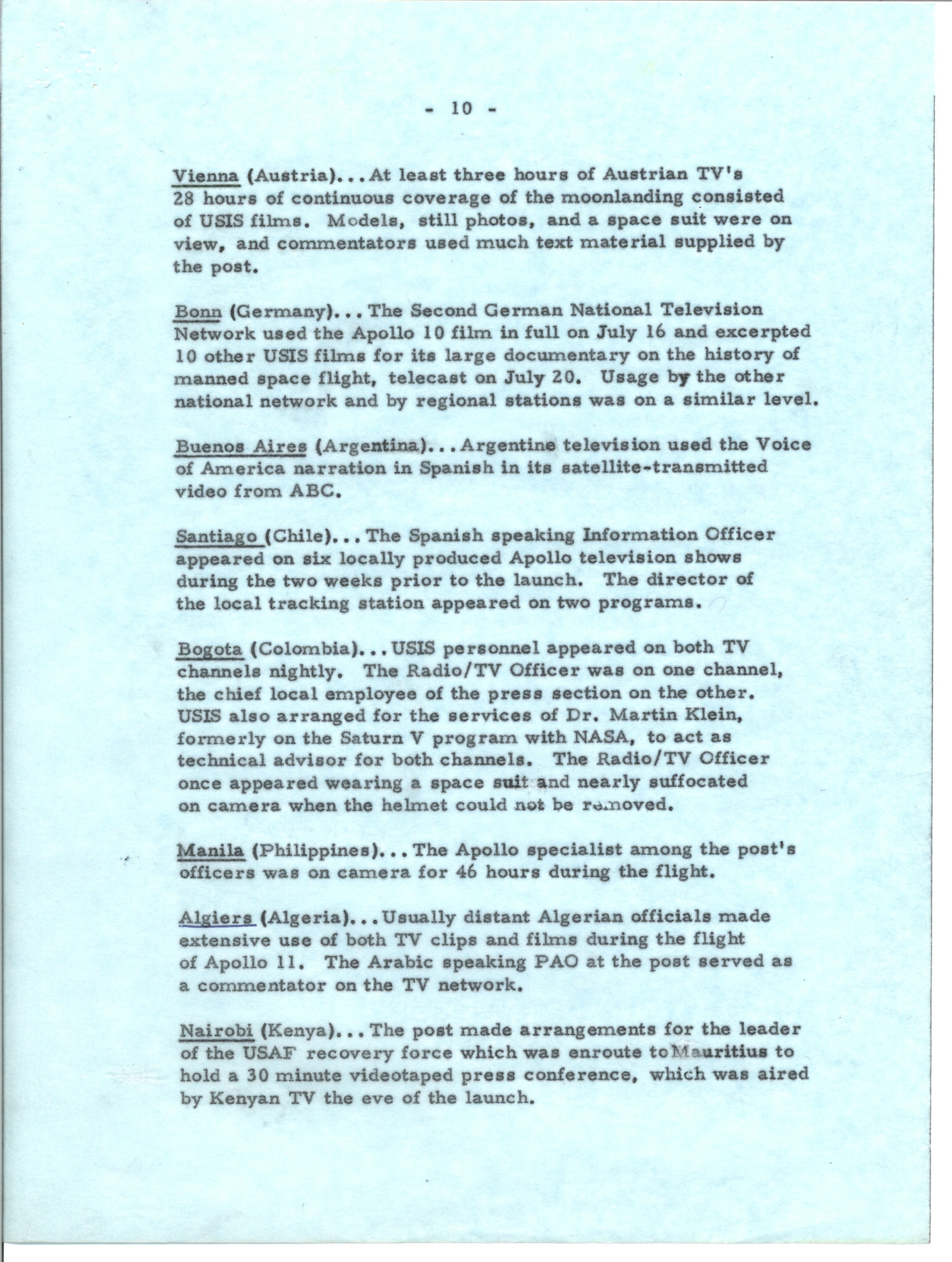 Apollo 11: Telling the Story Around the World: Post-mortem – The Text ...