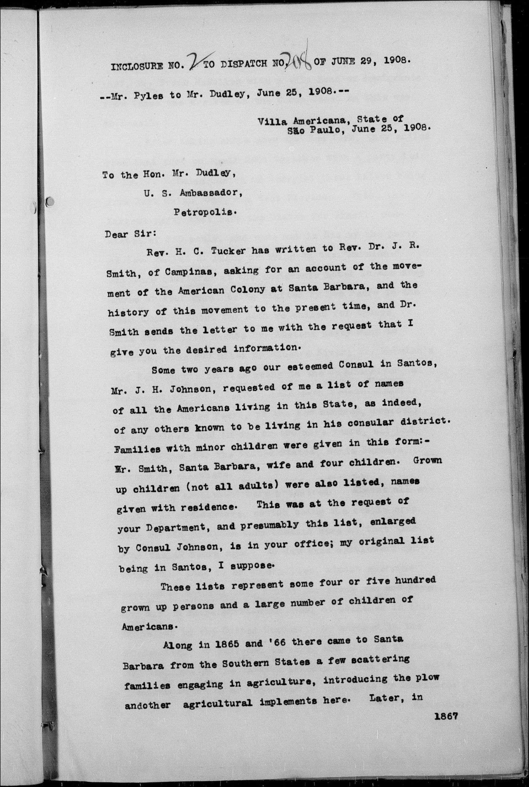 Confederate Descendants in Brazil, 1908 – The Text Message