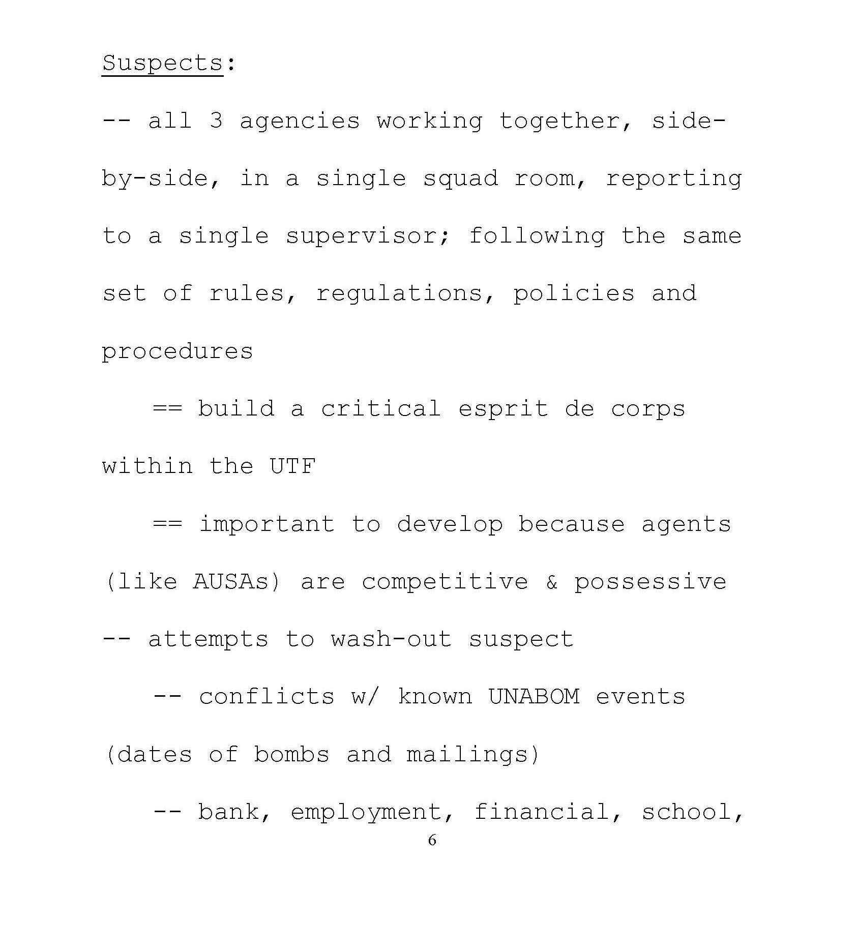 Insight into the Unabomber Case from the Files of its Lead Prosecutor ...